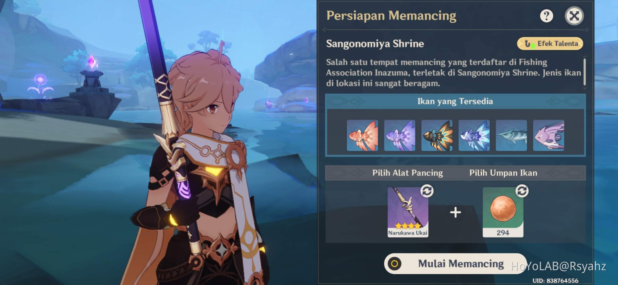 Penjelasan Gang Toki (V) + Tips Mancing + Lokasi Mancing Inazuma Genshin Impact | HoYoLAB