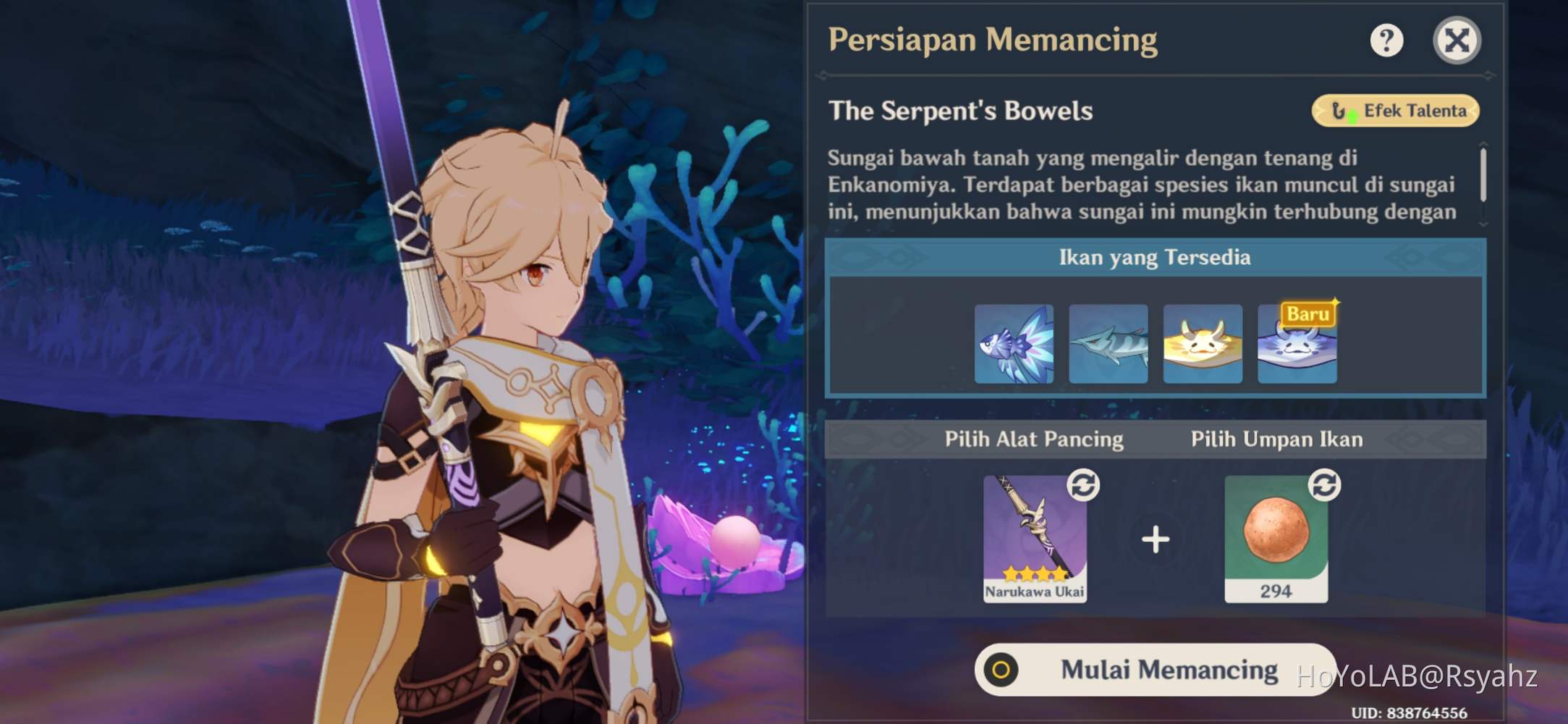 Penjelasan Gang Toki (V) + Tips Mancing + Lokasi Mancing Inazuma Genshin Impact | HoYoLAB