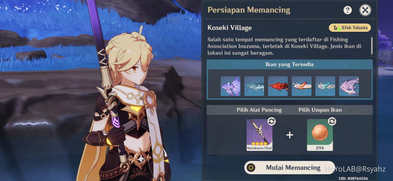 Penjelasan Gang Toki (V) + Tips Mancing + Lokasi Mancing Inazuma | Genshin Impact | HoYoLAB