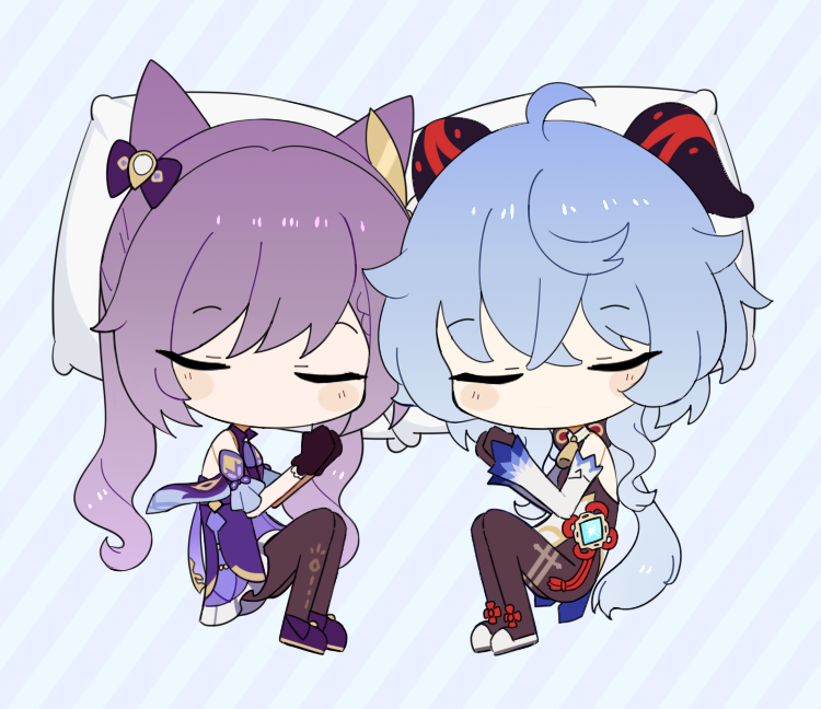 Sleeping chibis Genshin Impact | HoYoLAB