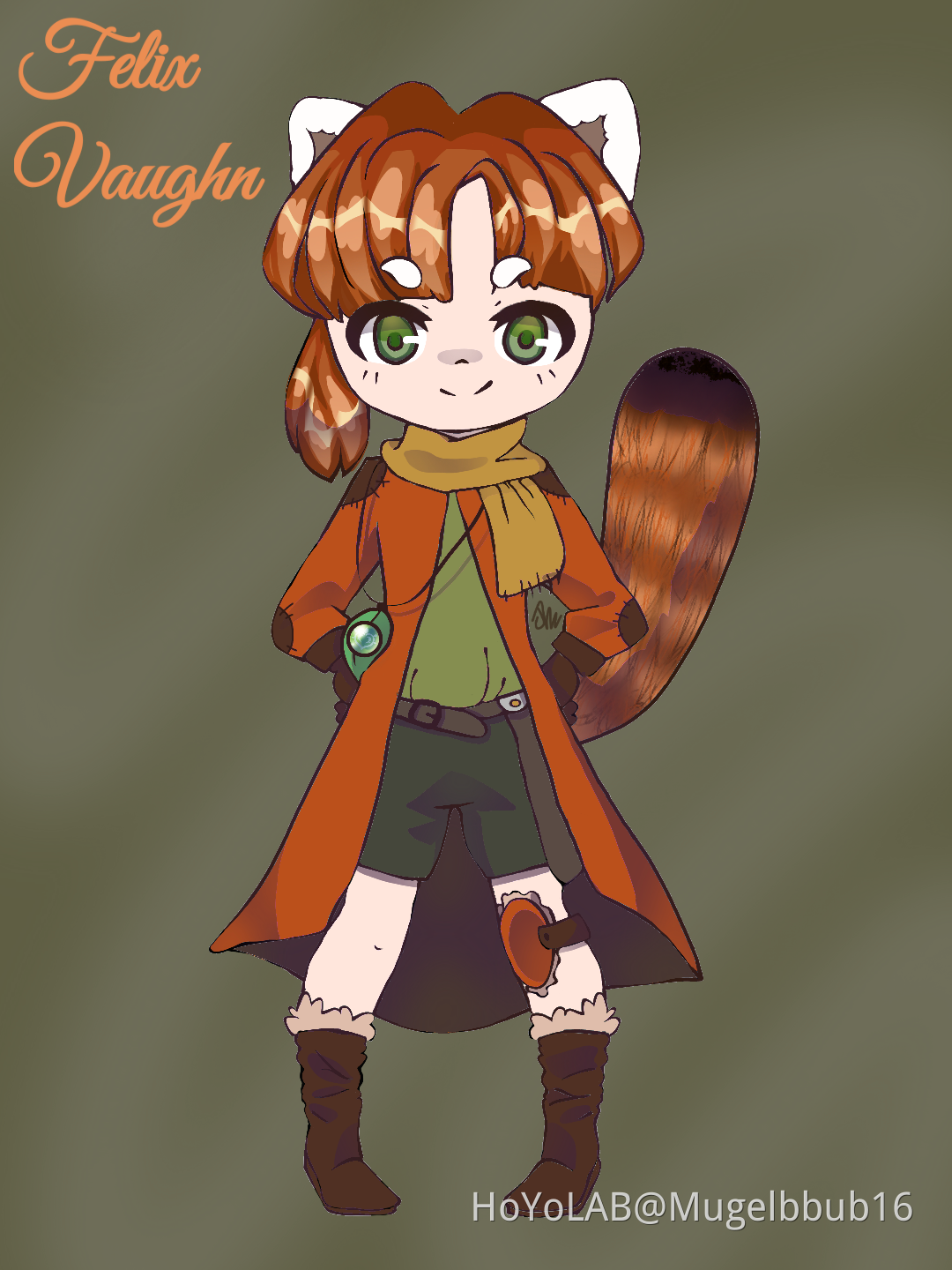 Felix the red panda boy Genshin Impact | HoYoLAB