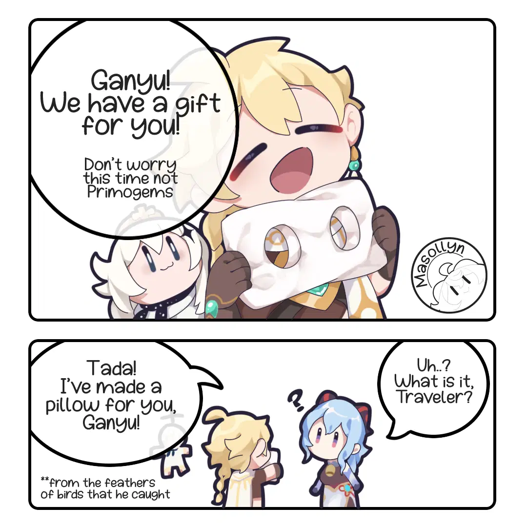 Ganyu + Pillow Genshin Impact | HoYoLAB