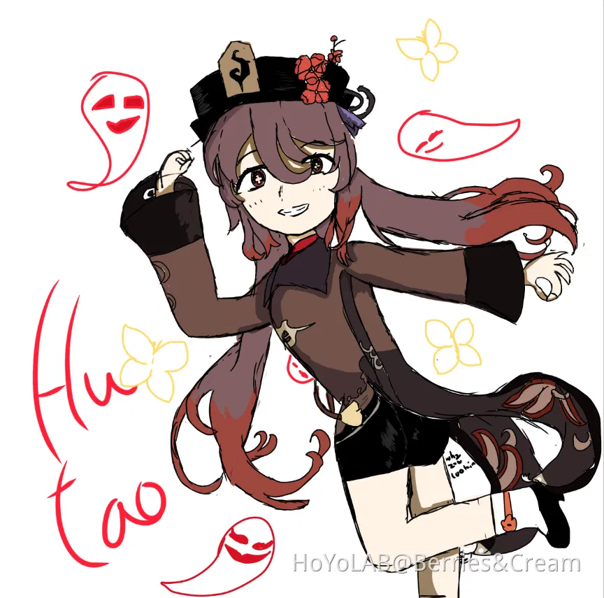 Hu tao drawing Genshin Impact | HoYoLAB