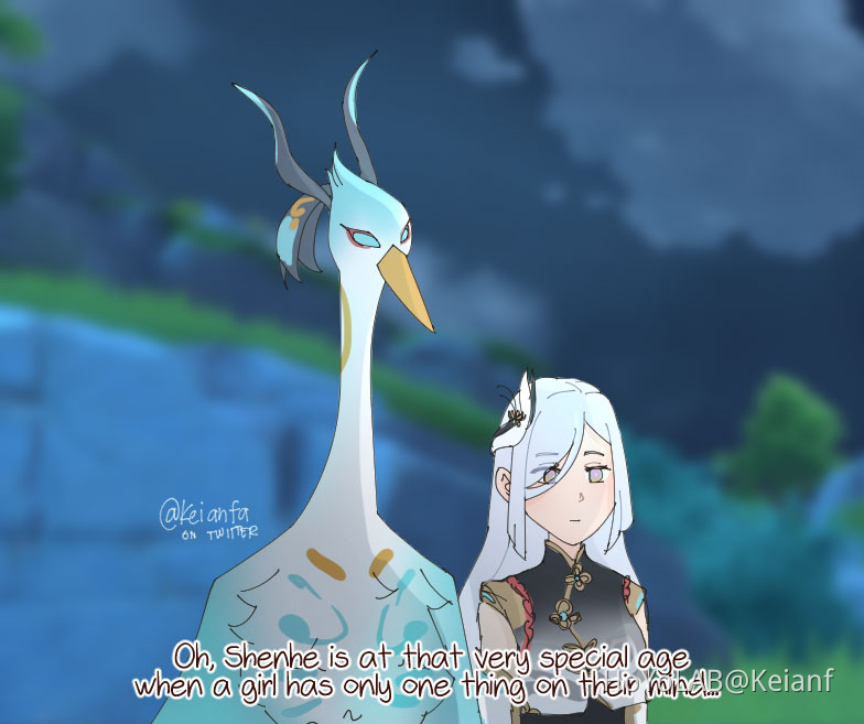 Shenhe's thoughts Genshin Impact | HoYoLAB