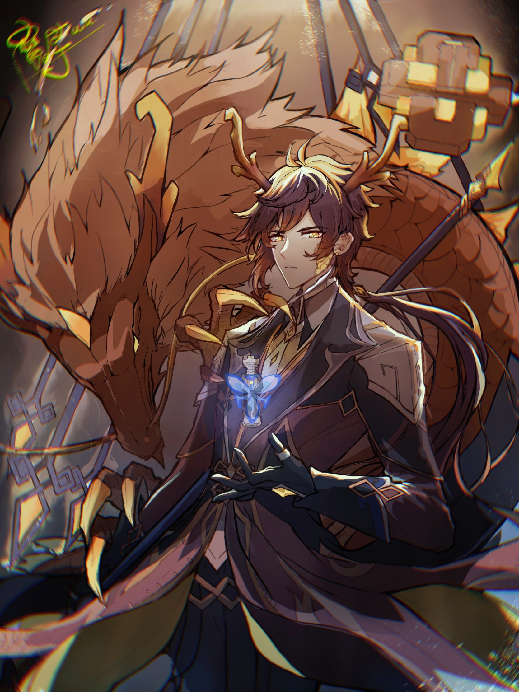 Prime of the Adepti 👑 | Morax/Zhongli Wallpaper Genshin Impact | HoYoLAB