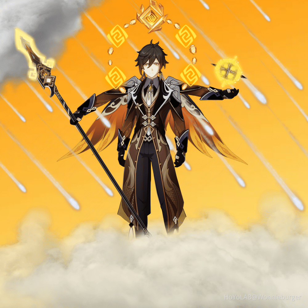 Zhongli celestial form Genshin Impact | HoYoLAB