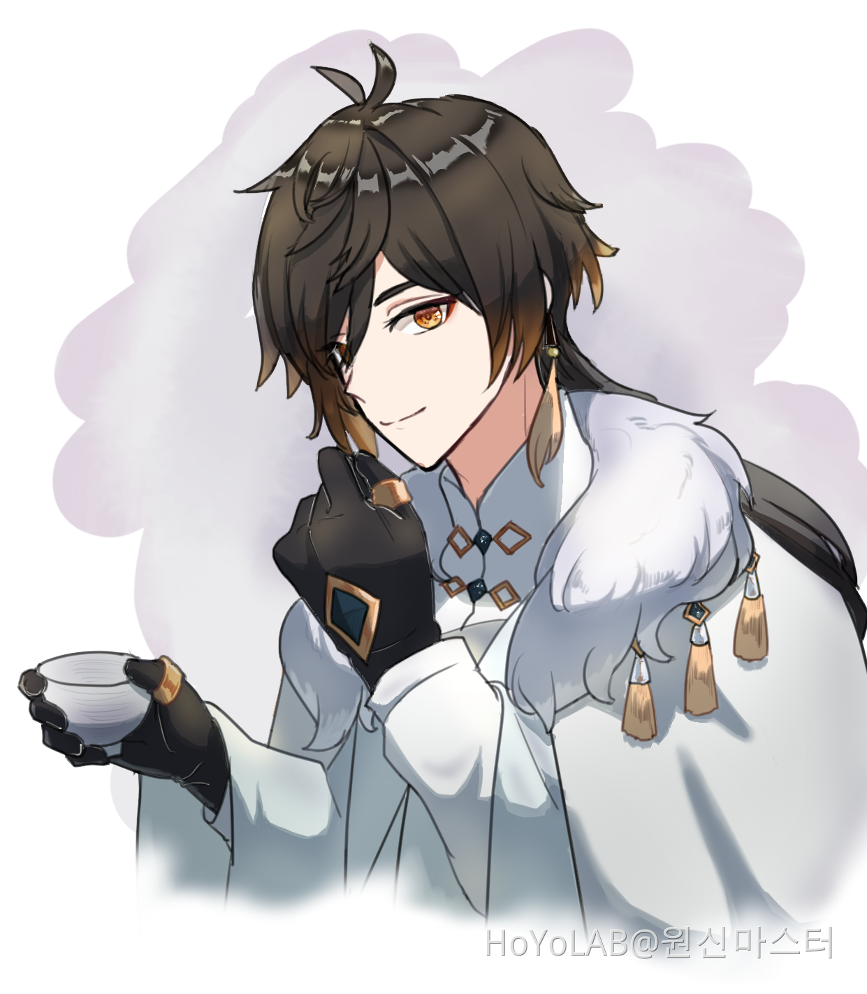 Zhongli's winter outfit Genshin Impact | HoYoLAB