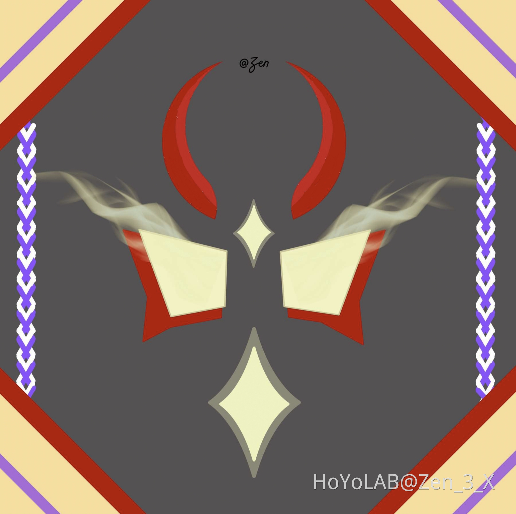 Itto Logo and Phone Wallpaper Genshin Impact | HoYoLAB