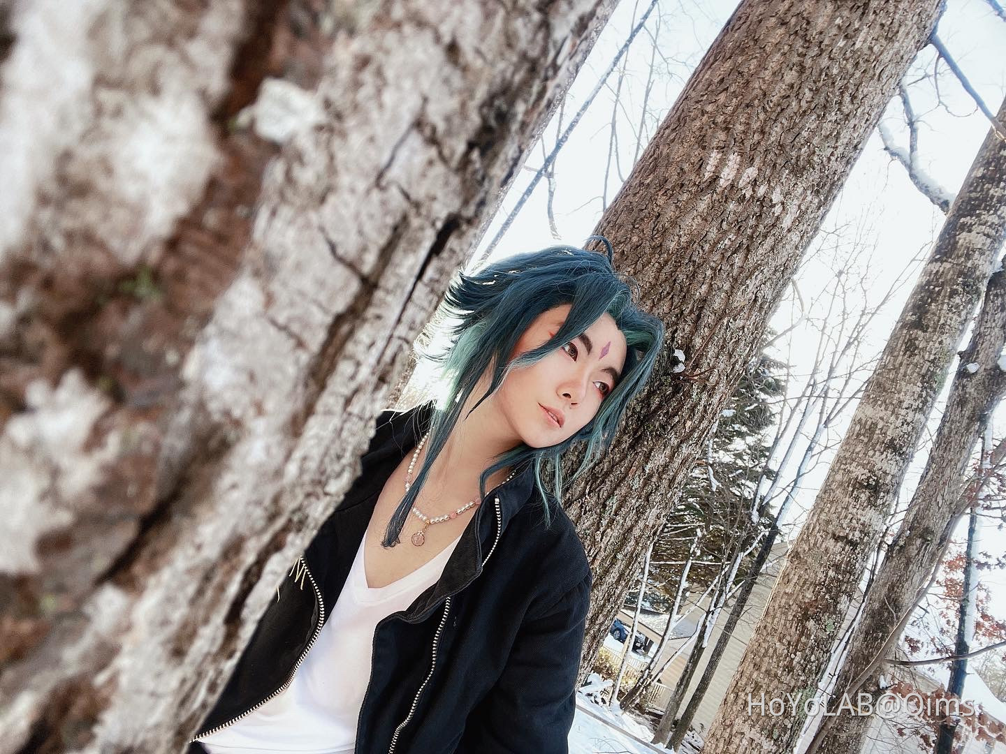 Winter Modern AU Xiao Cosplay Genshin Impact | HoYoLAB