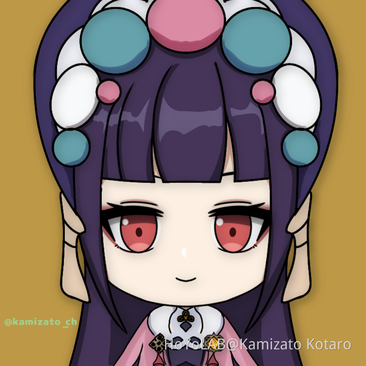 Yunjin chibi icon FanArt Genshin Impact | HoYoLAB