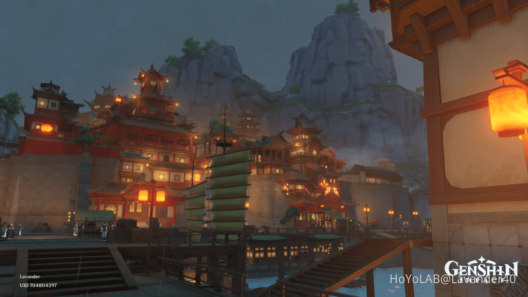 Liyue harbor in rain Genshin Impact | HoYoLAB