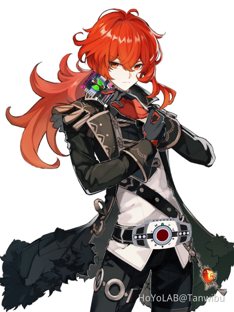 Diluc the Kamen rider :)) Genshin Impact | HoYoLAB