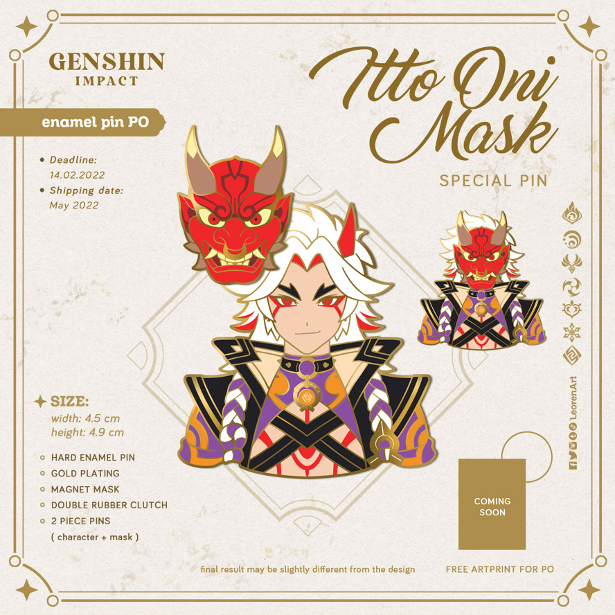 Itto Oni Mask Genshin Impact | HoYoLAB