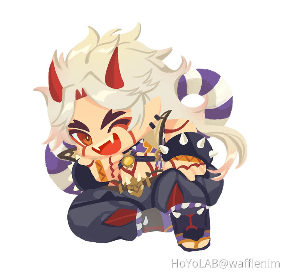 Chibifies your oni Genshin Impact | HoYoLAB