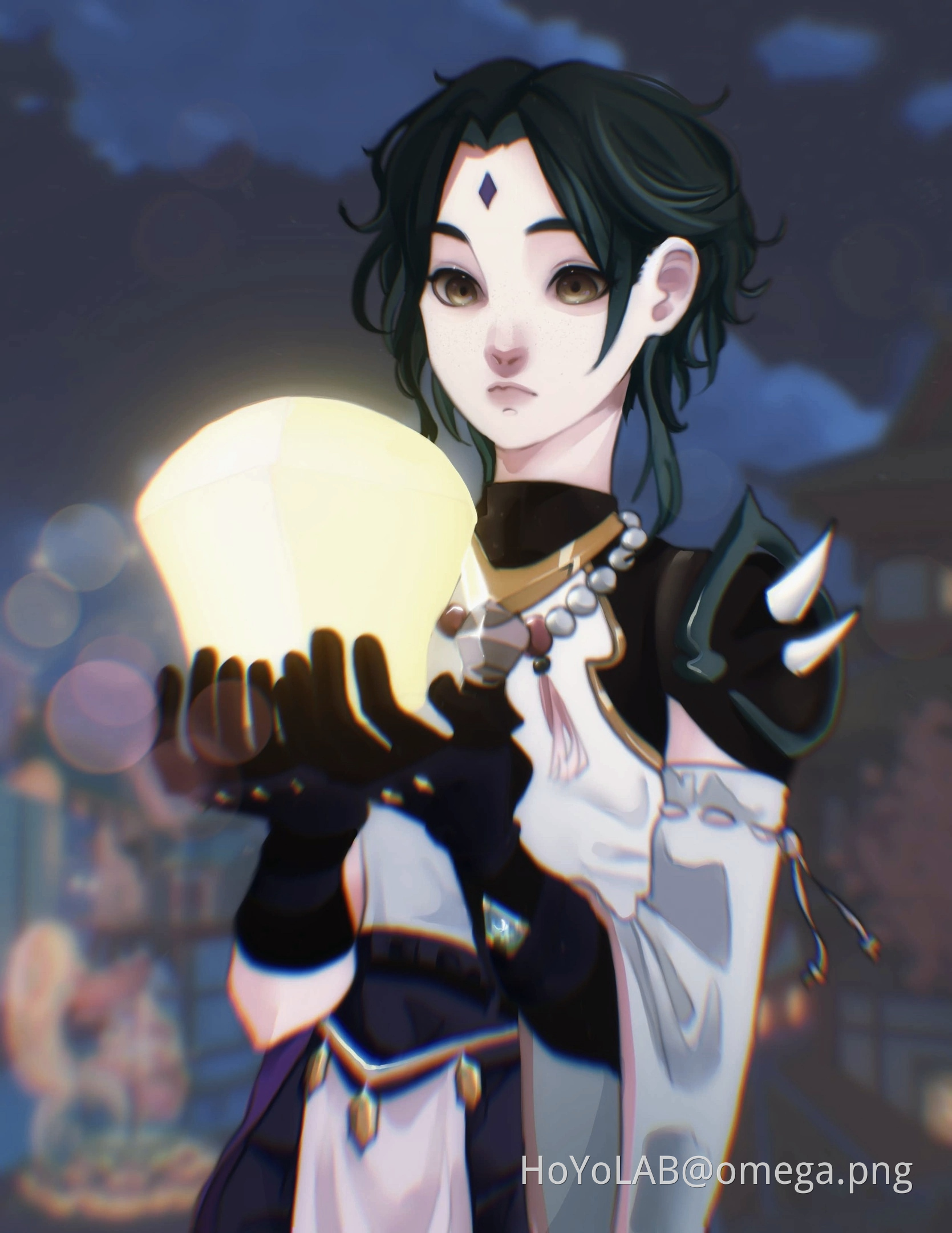 Xiao with flashlight Genshin Impact | HoYoLAB