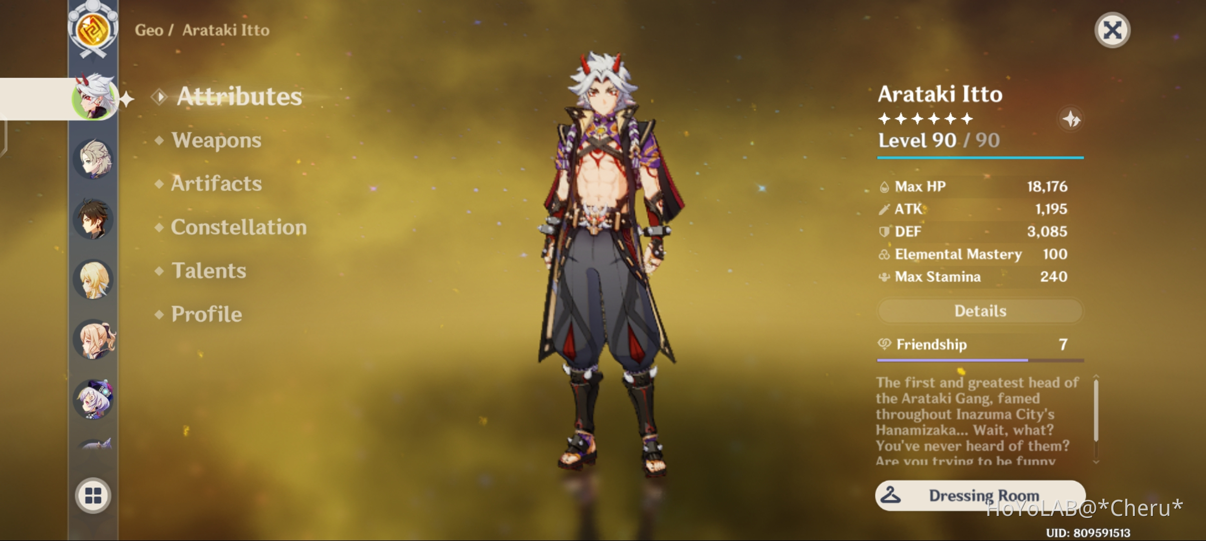 Sharing my Itto build Genshin Impact | HoYoLAB