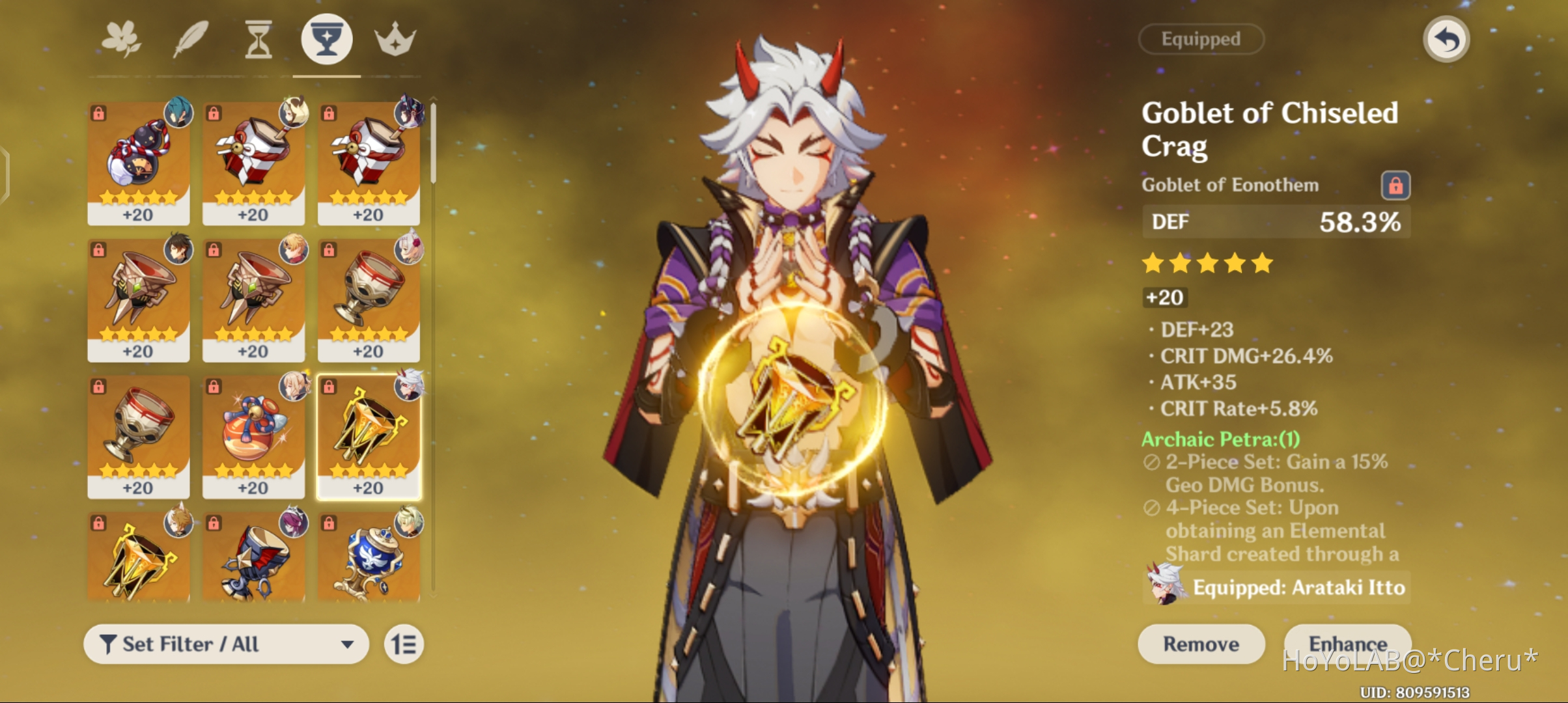 Sharing my Itto build | Genshin Impact | HoYoLAB