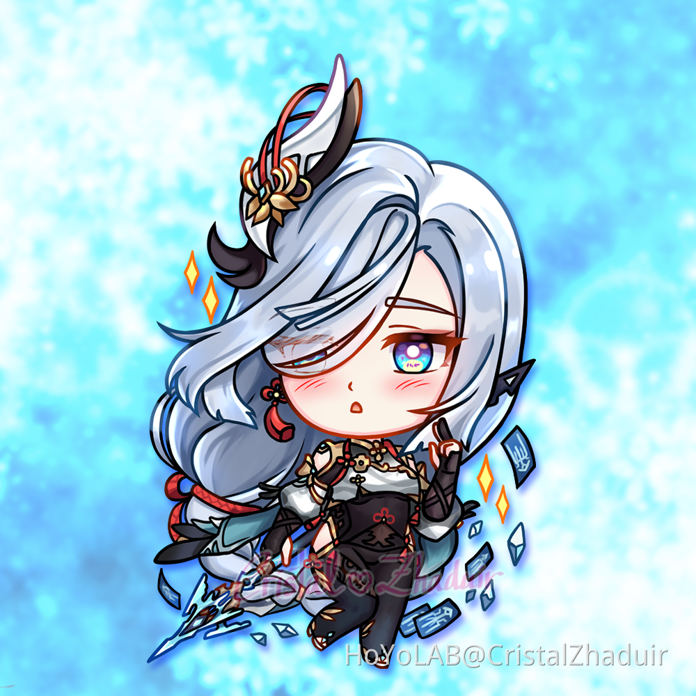 Chibi Shenhe | Genshin Impact | HoYoLAB