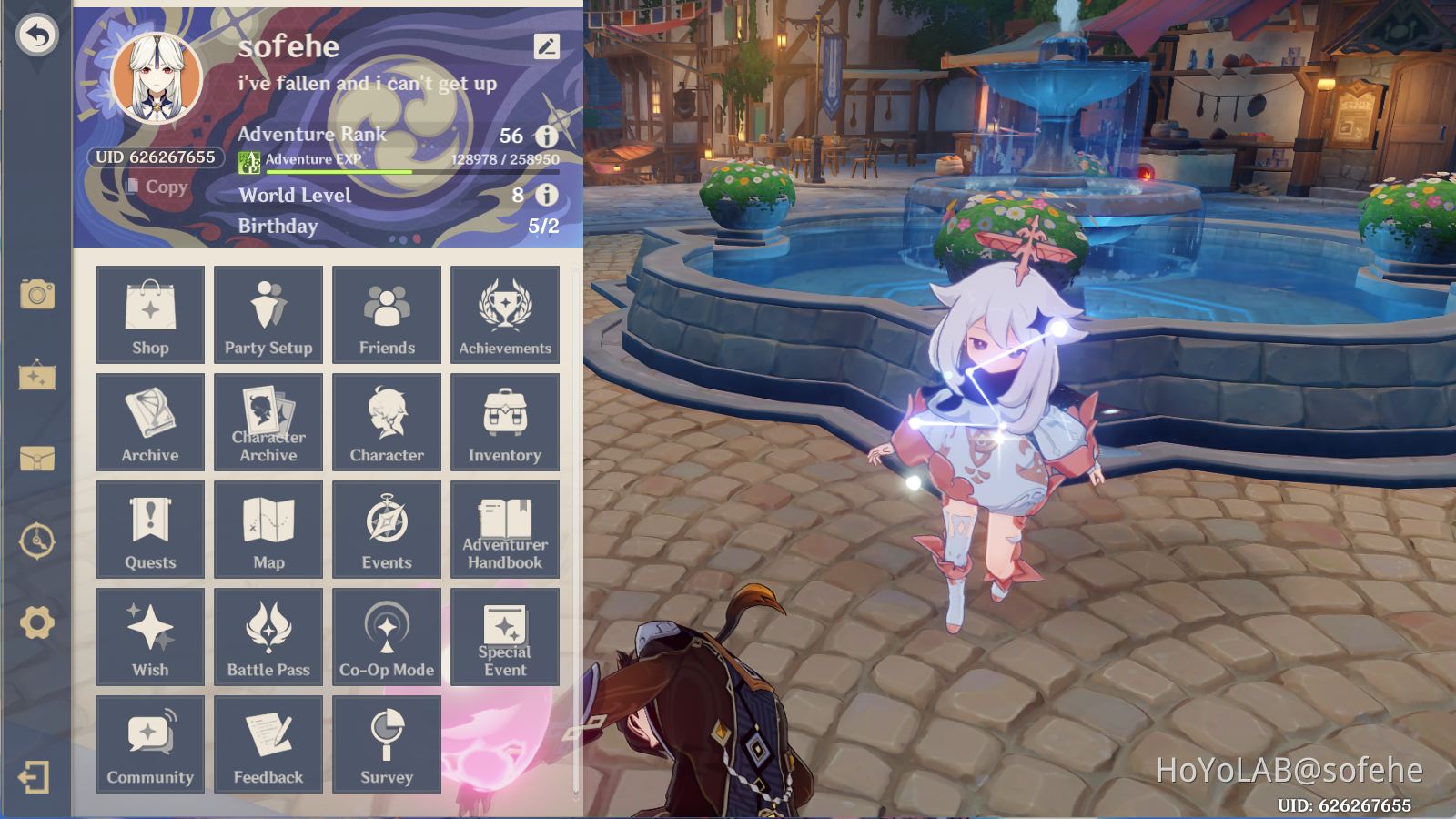 perfect menu open Genshin Impact | HoYoLAB