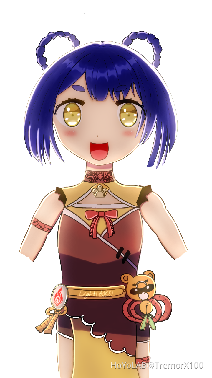 Xiangling (my 1st fan-art) Genshin Impact | HoYoLAB