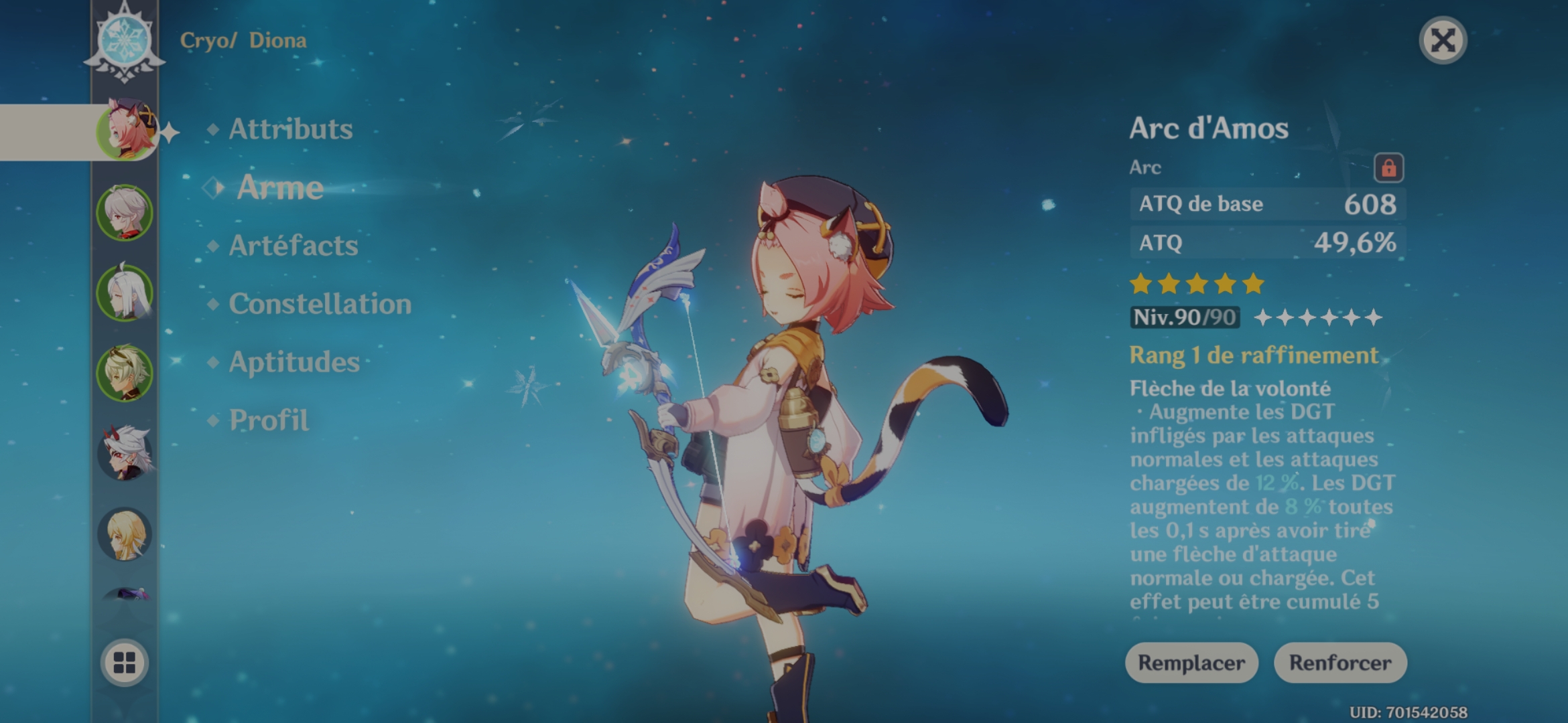 Diona main DPS | Genshin Impact | HoYoLAB