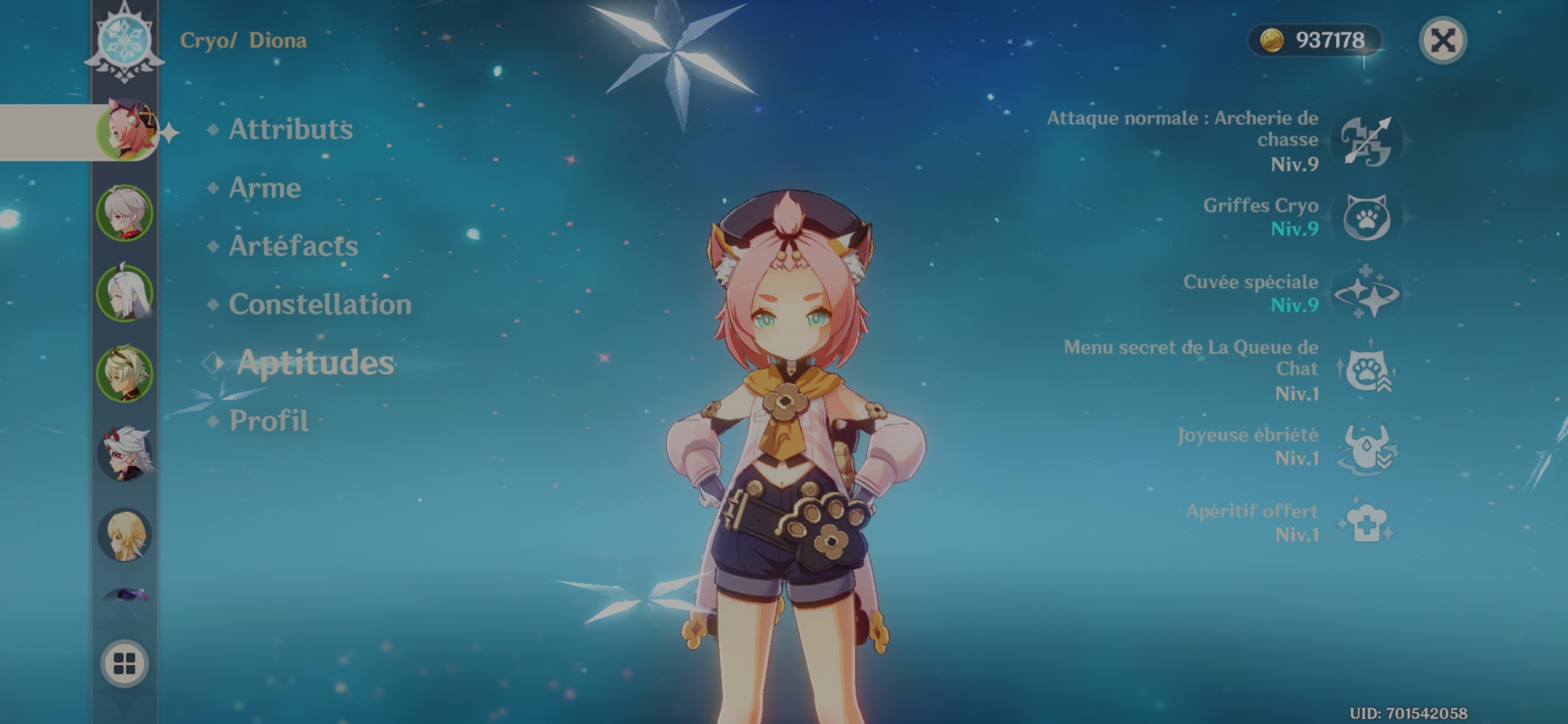 Diona main DPS | Genshin Impact | HoYoLAB