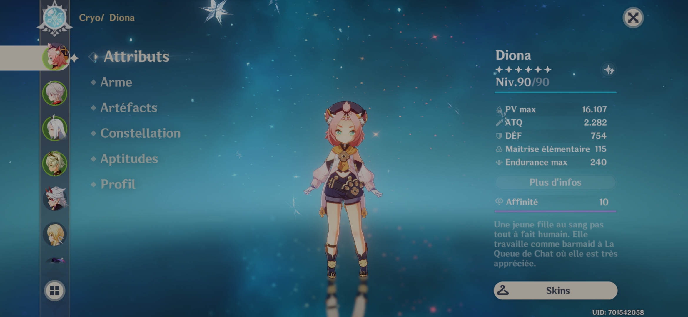 Diona main DPS Genshin Impact | HoYoLAB