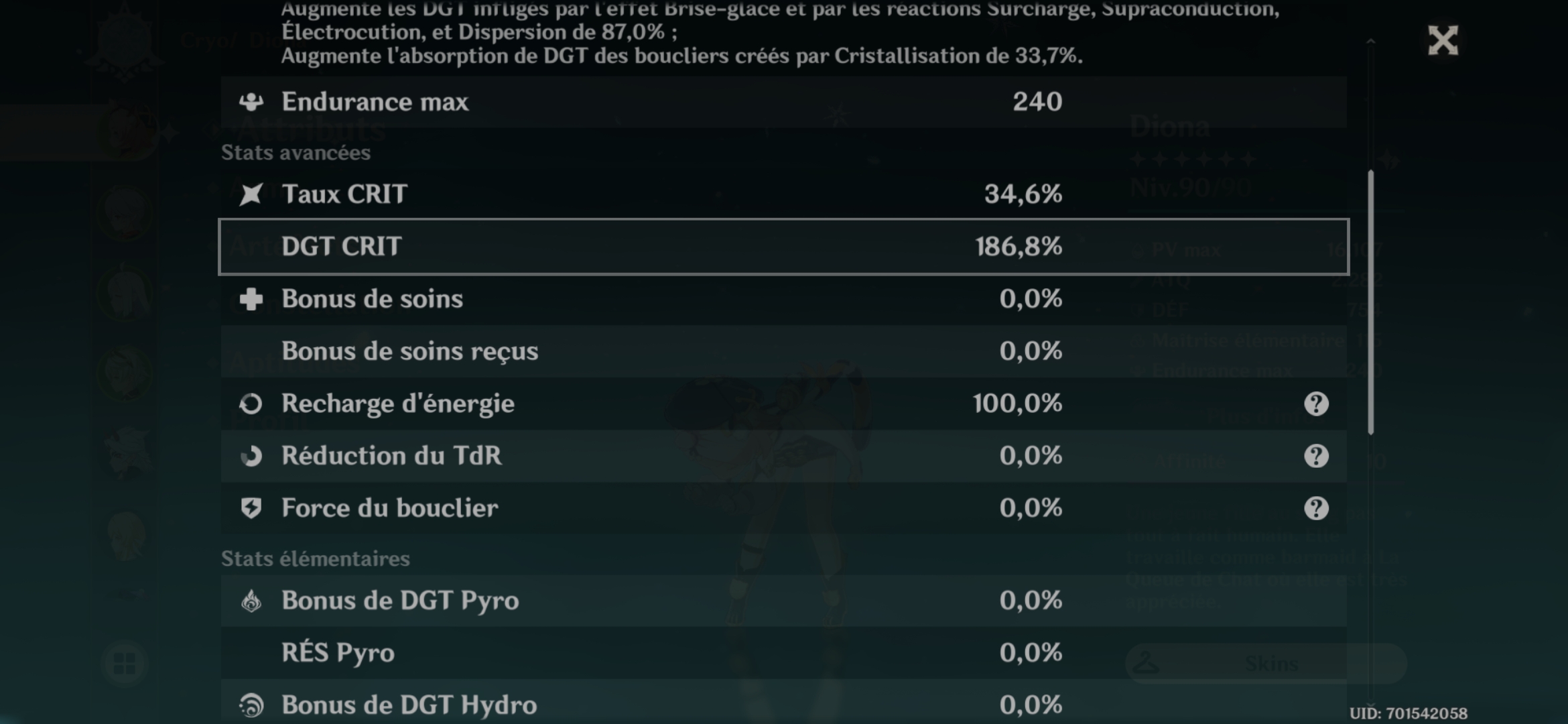 Diona main DPS | Genshin Impact | HoYoLAB