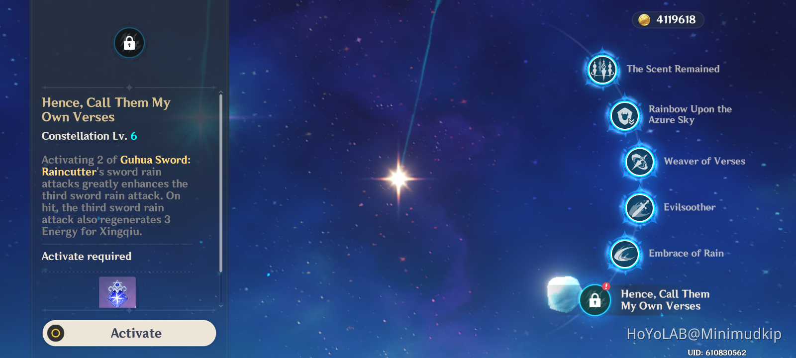 First full constellation Genshin Impact | HoYoLAB