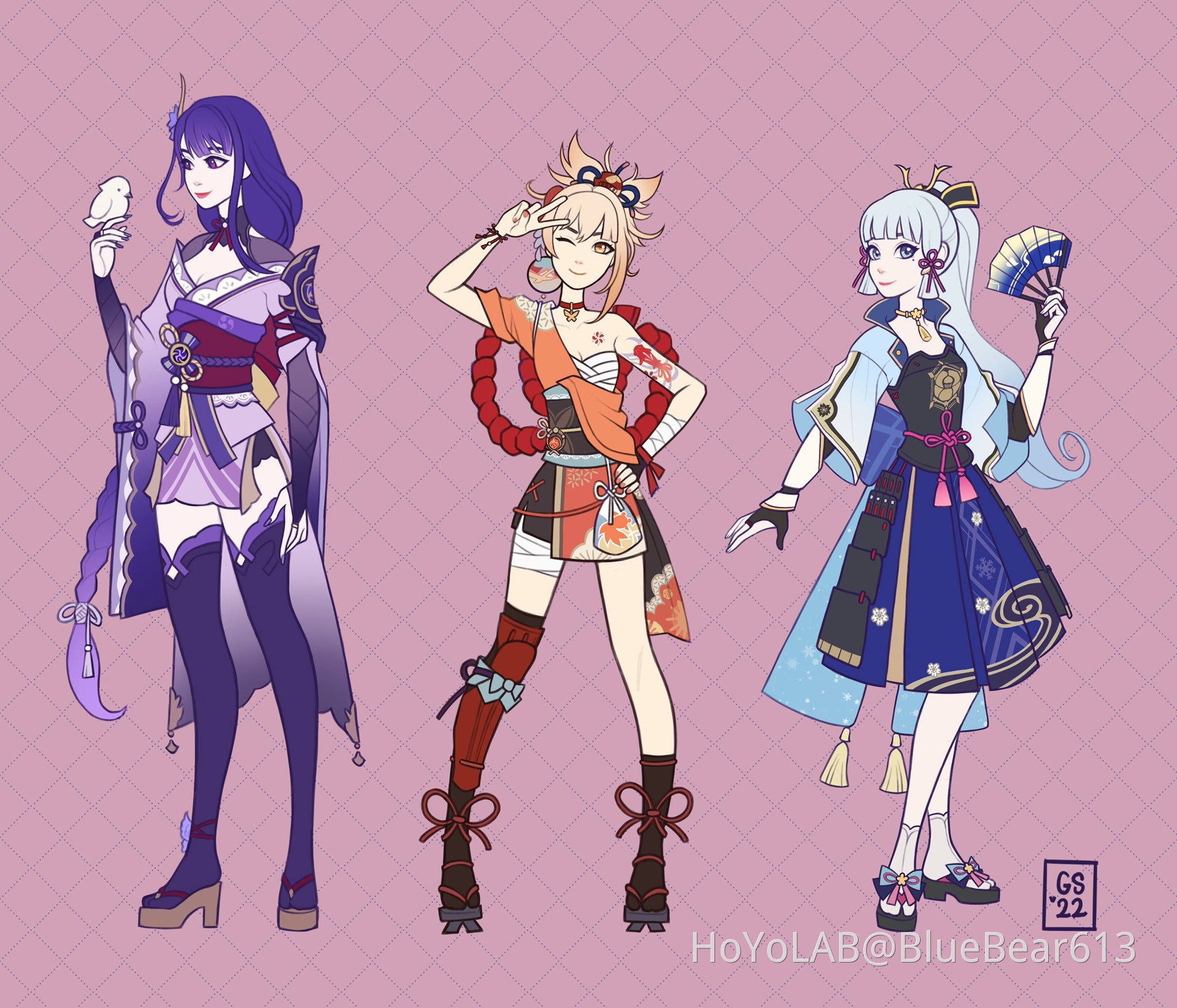 Inazuma Girls 🌸💜 Genshin Impact | HoYoLAB