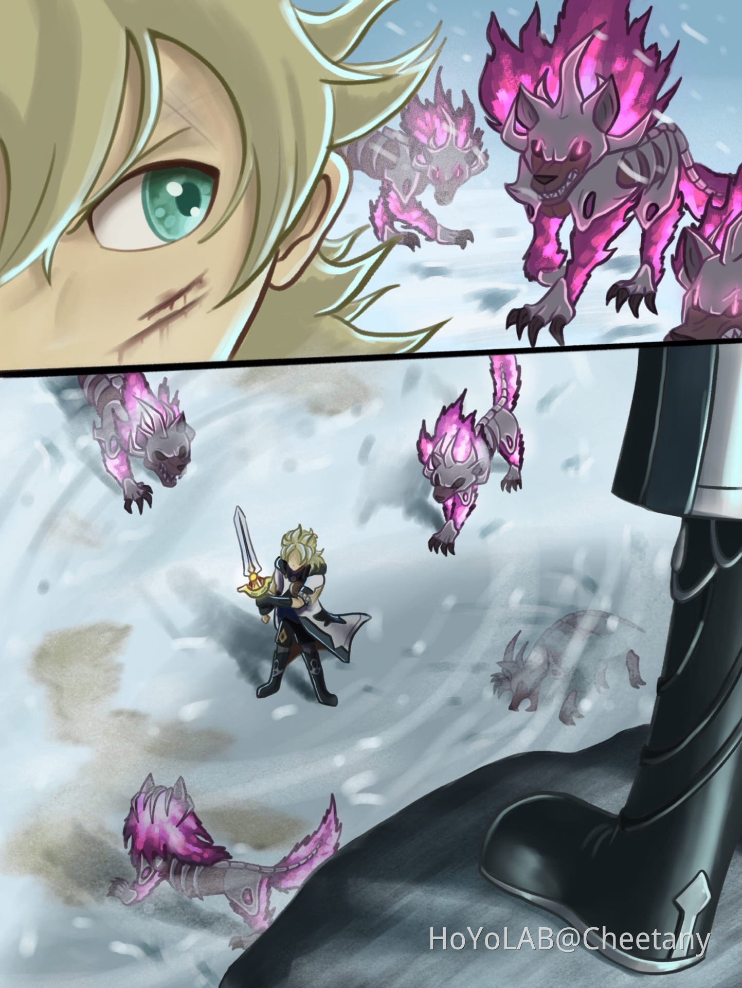 Albedo and the Impostor comic [part 1] Genshin Impact | HoYoLAB