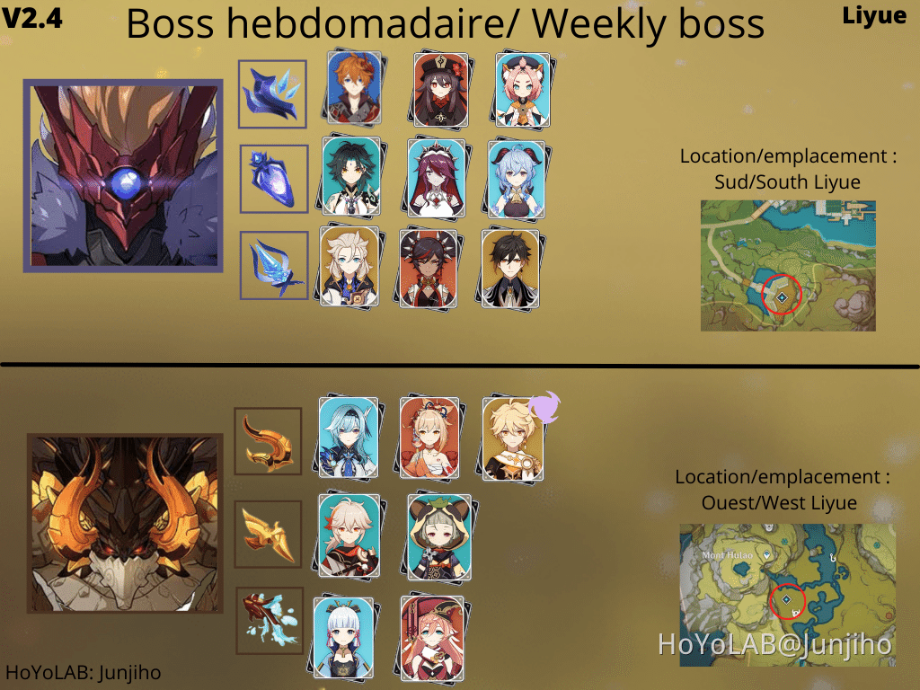 [V2.4] : Boss hebdomadaire informations Genshin Impact | HoYoLAB