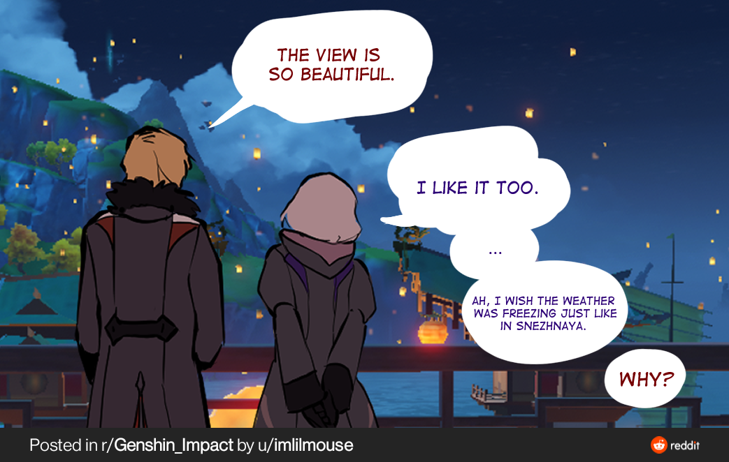 Vlad and Naidia 😍 ️ Genshin Impact | HoYoLAB