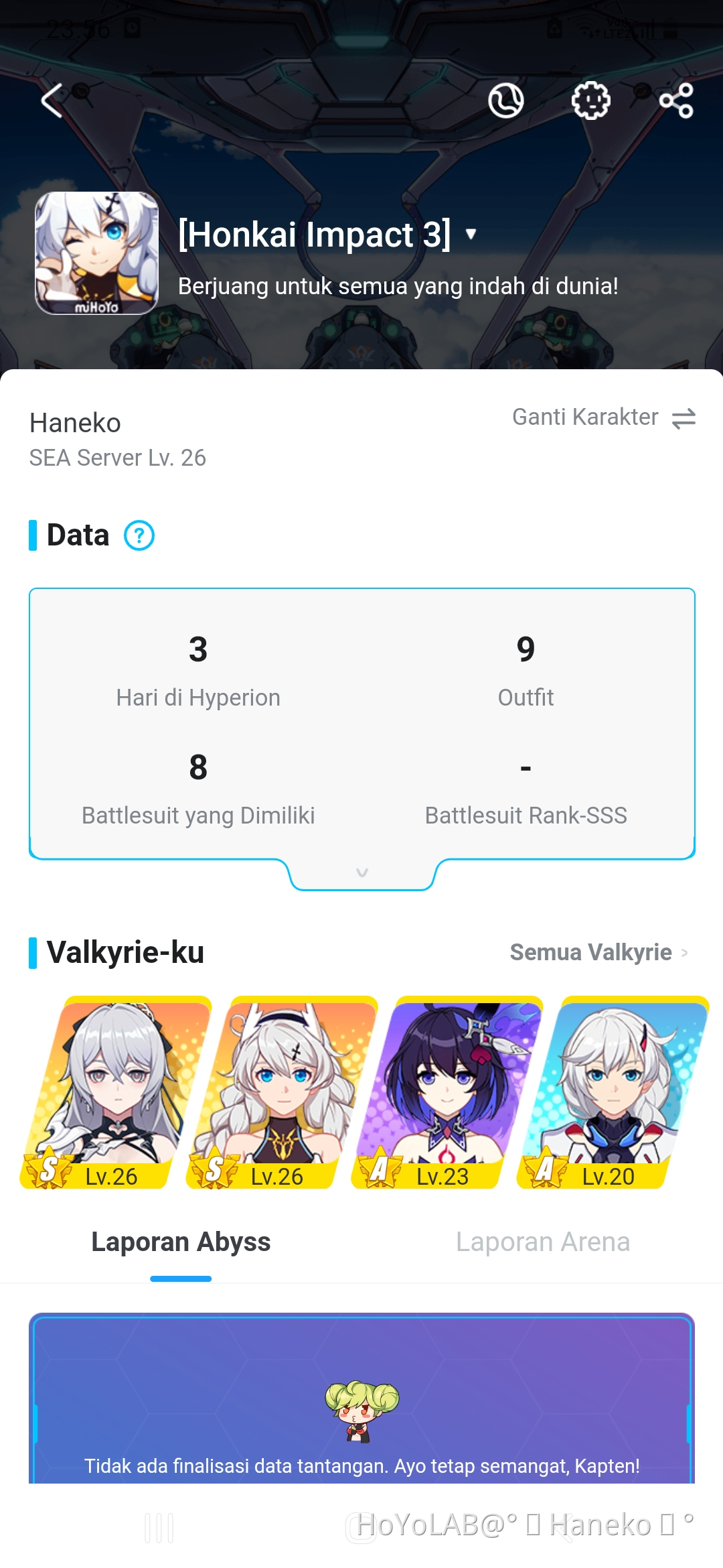 Hoki nya pindah Honkai Impact 3rd | HoYoLAB