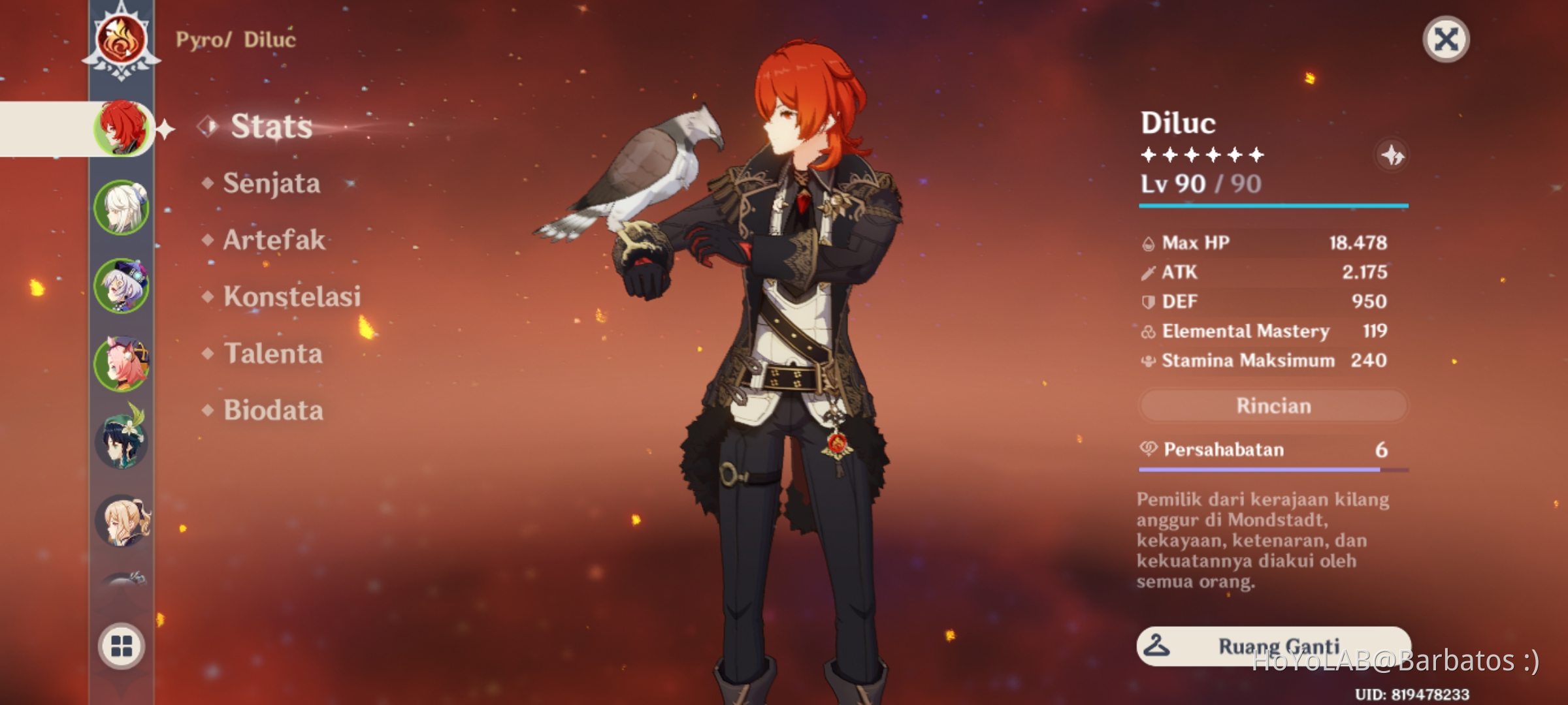 Mondstadt's Pyro DPS King.... but decently built 😅 Genshin Impact | HoYoLAB