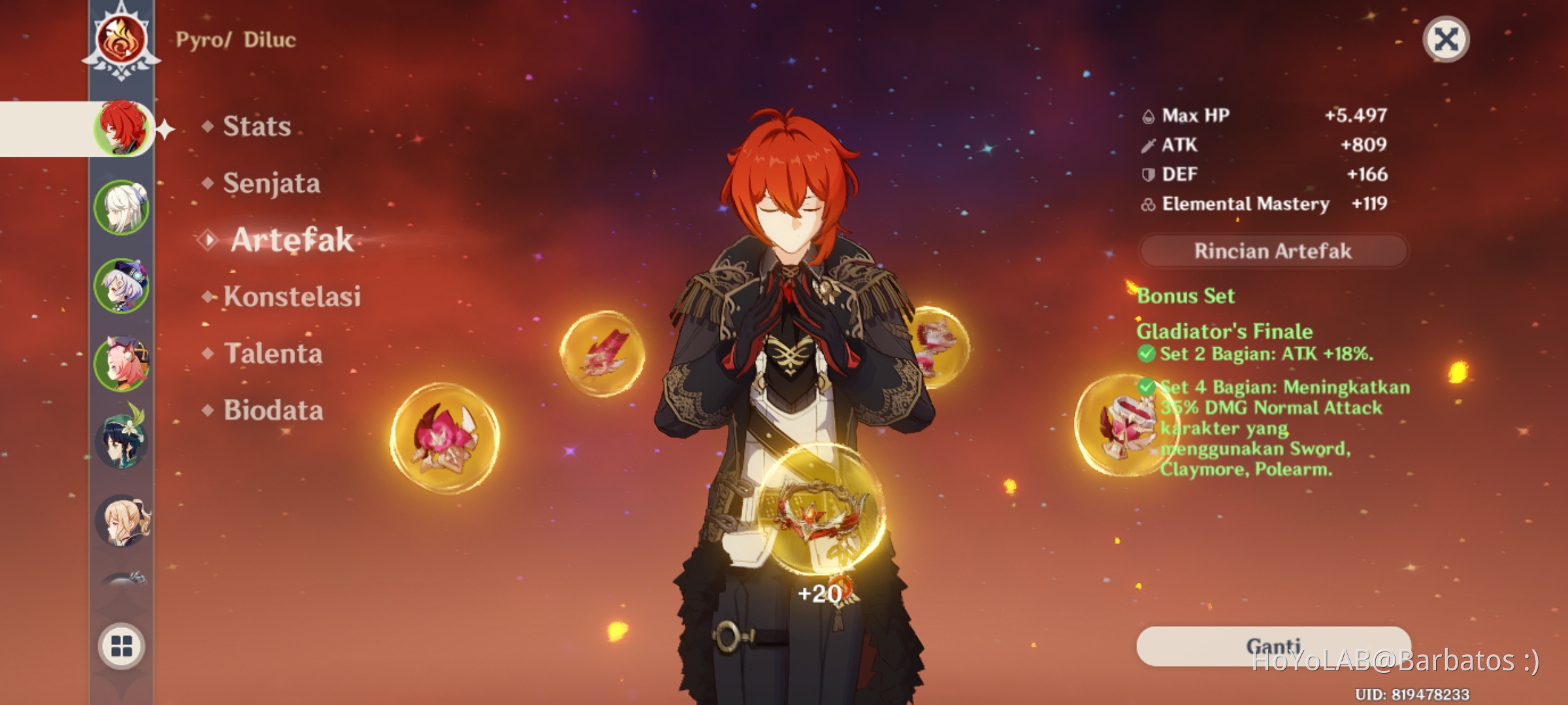 Mondstadt's Pyro DPS King.... but decently built 😅 | Genshin Impact ...