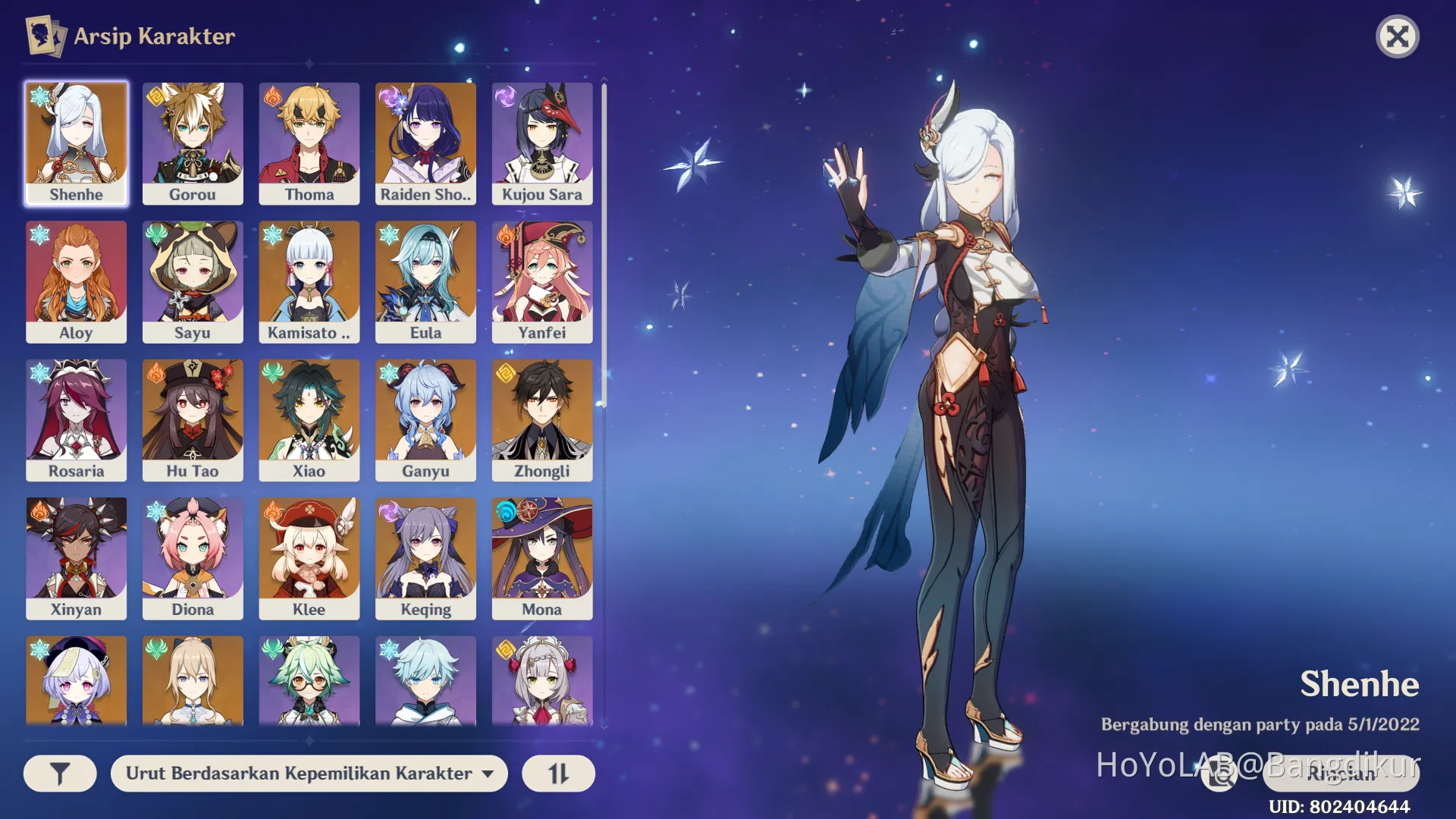 Shenhe Namecard Genshin Impact | HoYoLAB