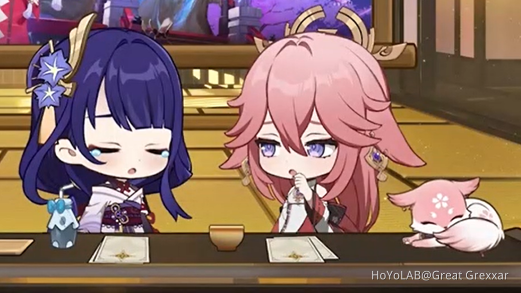 crying ei and the foxes OwO (v2.5 livestream) Genshin Impact | HoYoLAB