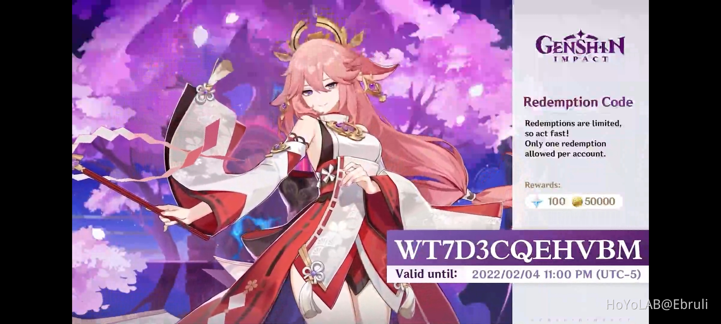 Promo Code Genshin Impact | HoYoLAB
