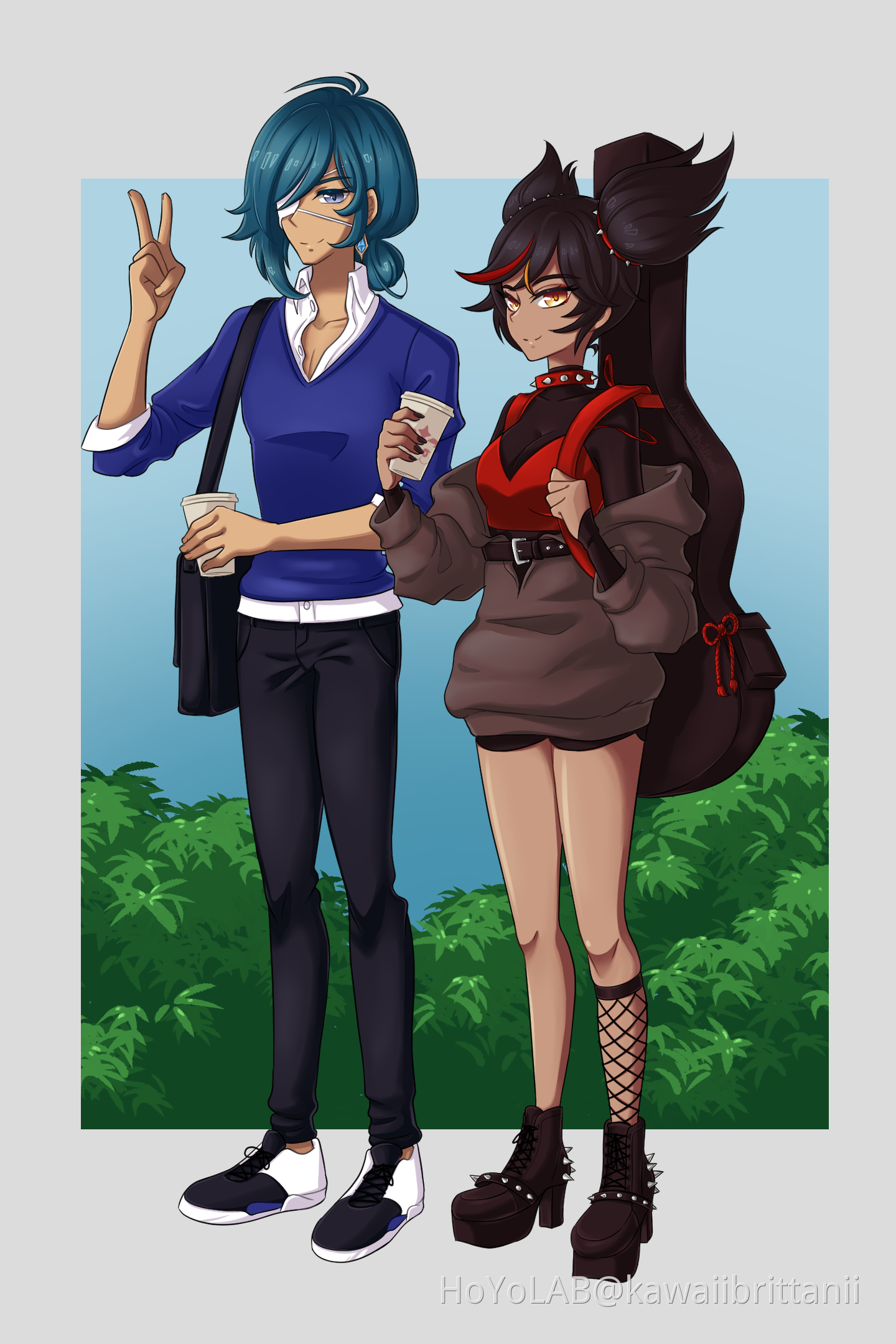 Kaeya and Xinyan Genshin Impact | HoYoLAB