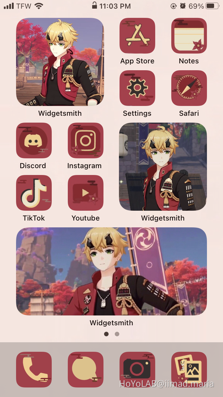 Thoma Themed Phone!! Genshin Impact | HoYoLAB