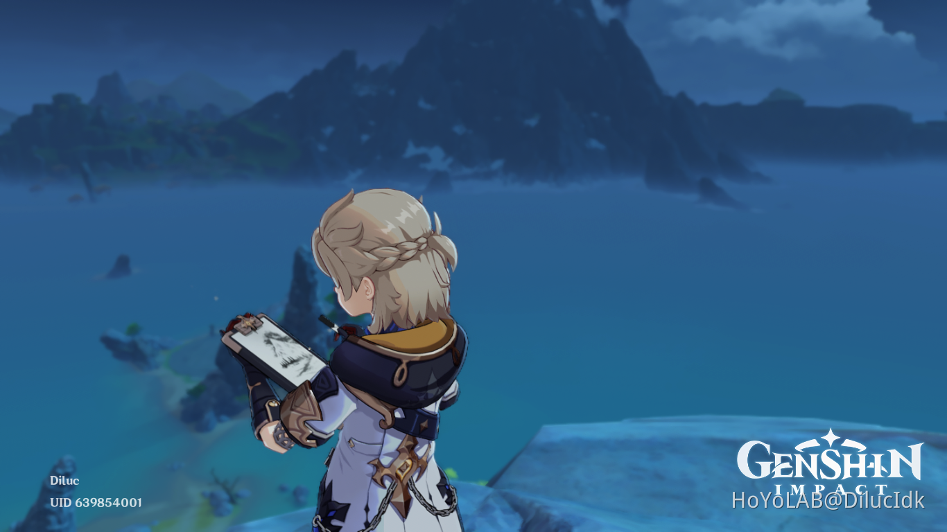 albedo drawing dragonspine Genshin Impact | HoYoLAB