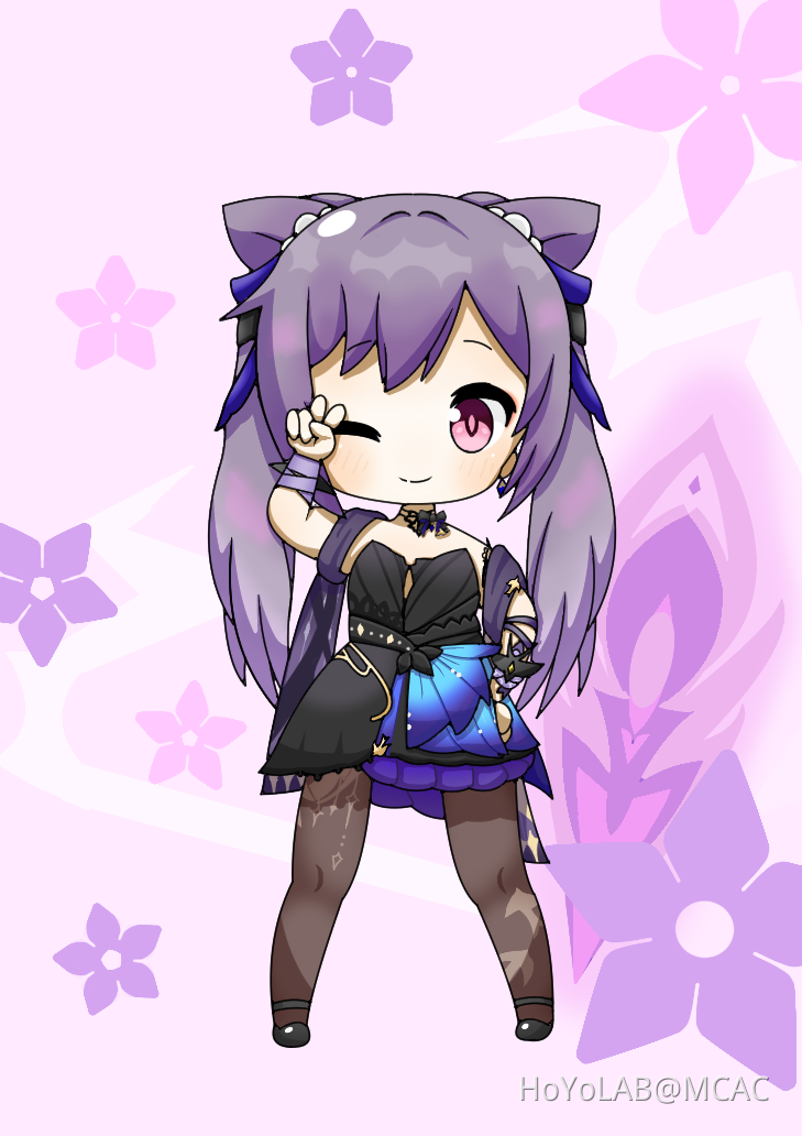 Keqing Chibi Opulent Splendor Genshin Impact | HoYoLAB