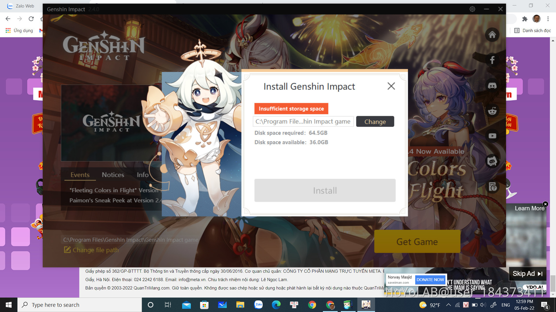 can anyone show me how to change file path in genshin impact, plz ...