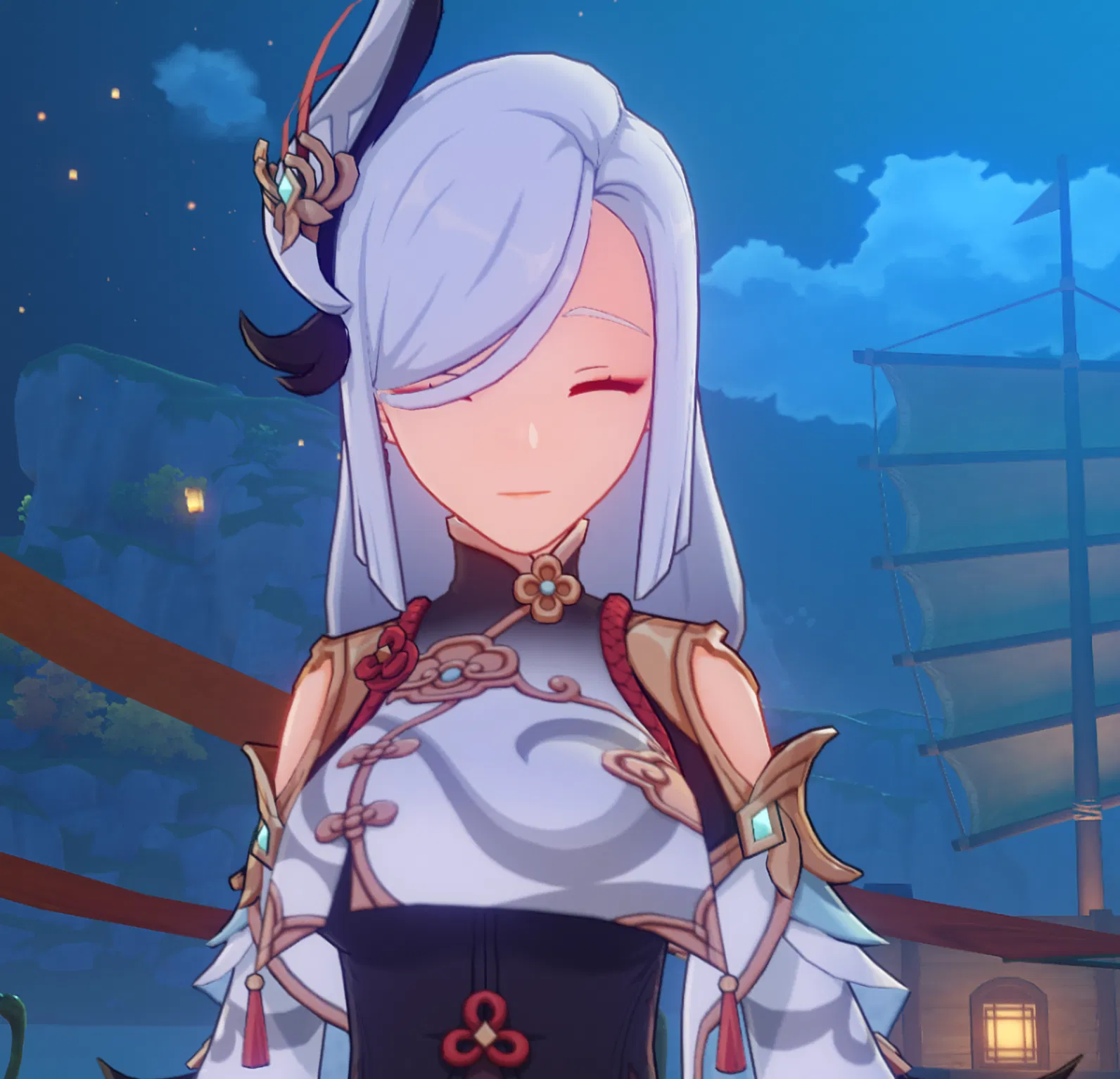 Shenhe's Most Beautiful Smile Genshin Impact | HoYoLAB