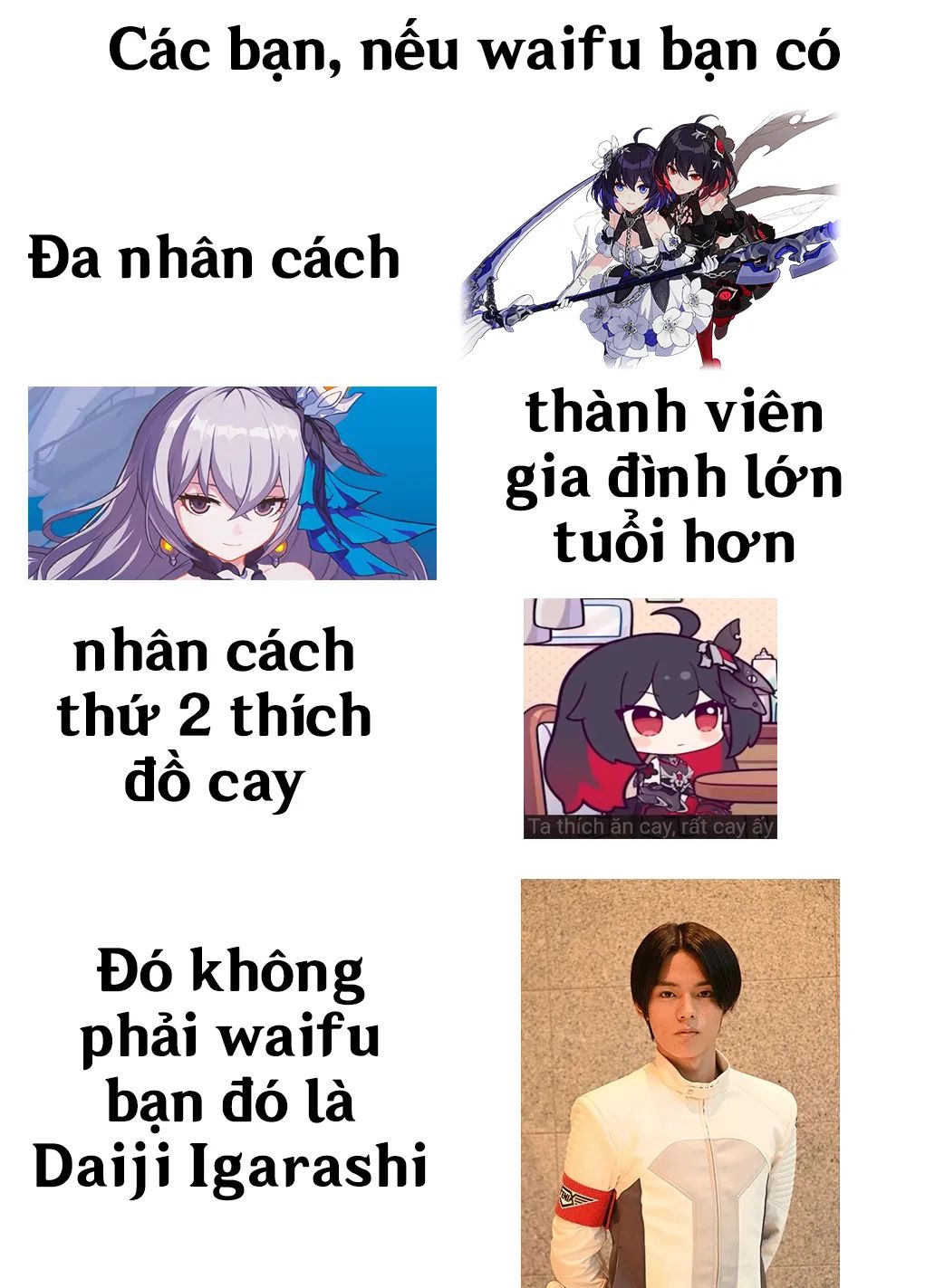 some random meme i really want post on here Honkai Impact 3rd | HoYoLAB