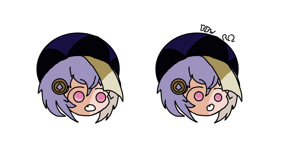 Coloured qiqi icons! Genshin Impact | HoYoLAB