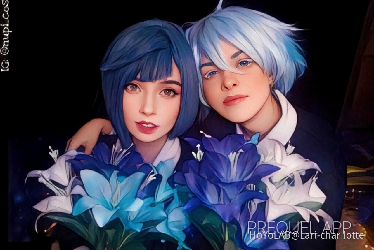 Cosplay Xingqiu e Chongyun ️🌊 Genshin Impact | HoYoLAB