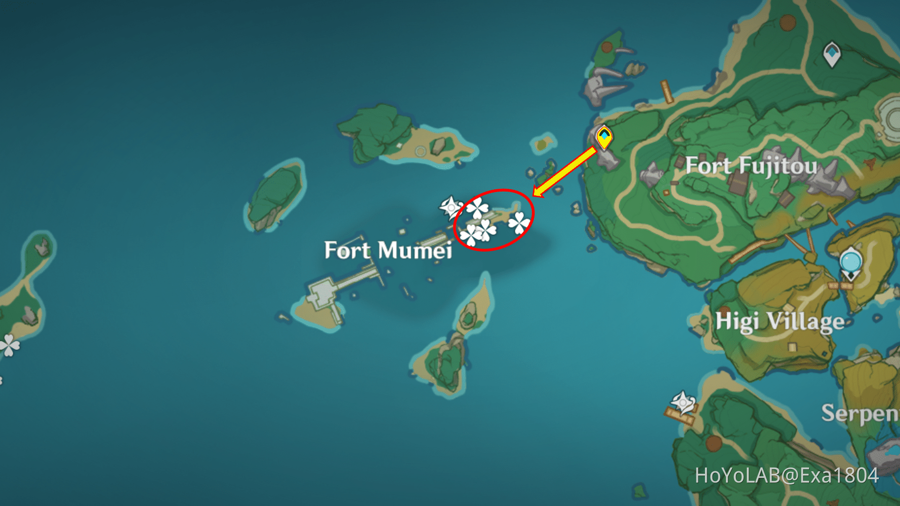 84 Sea Ganoderma Farming Route (Video + Screenshots) Genshin Impact ...