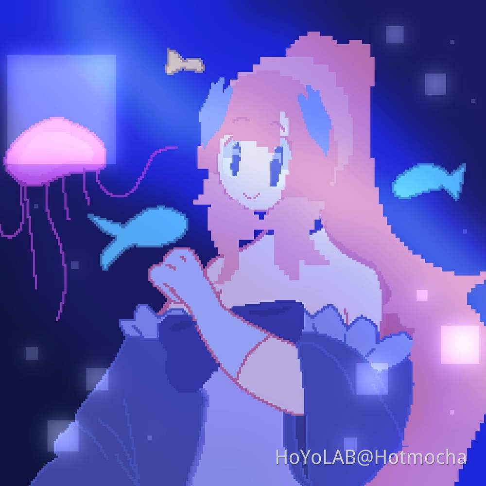 Pixel Kokomi! 🌊 Genshin Impact | HoYoLAB